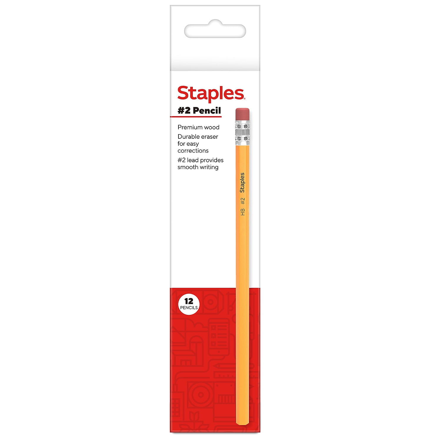 TRU RED Wooden Pencil 2.2mm #2 Medium Lead TR58555 - Walmart.com
