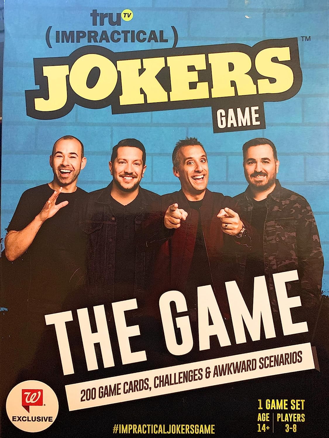 TRU TV Impractical Jokers Board Game, 200 Cards with Challenges ...