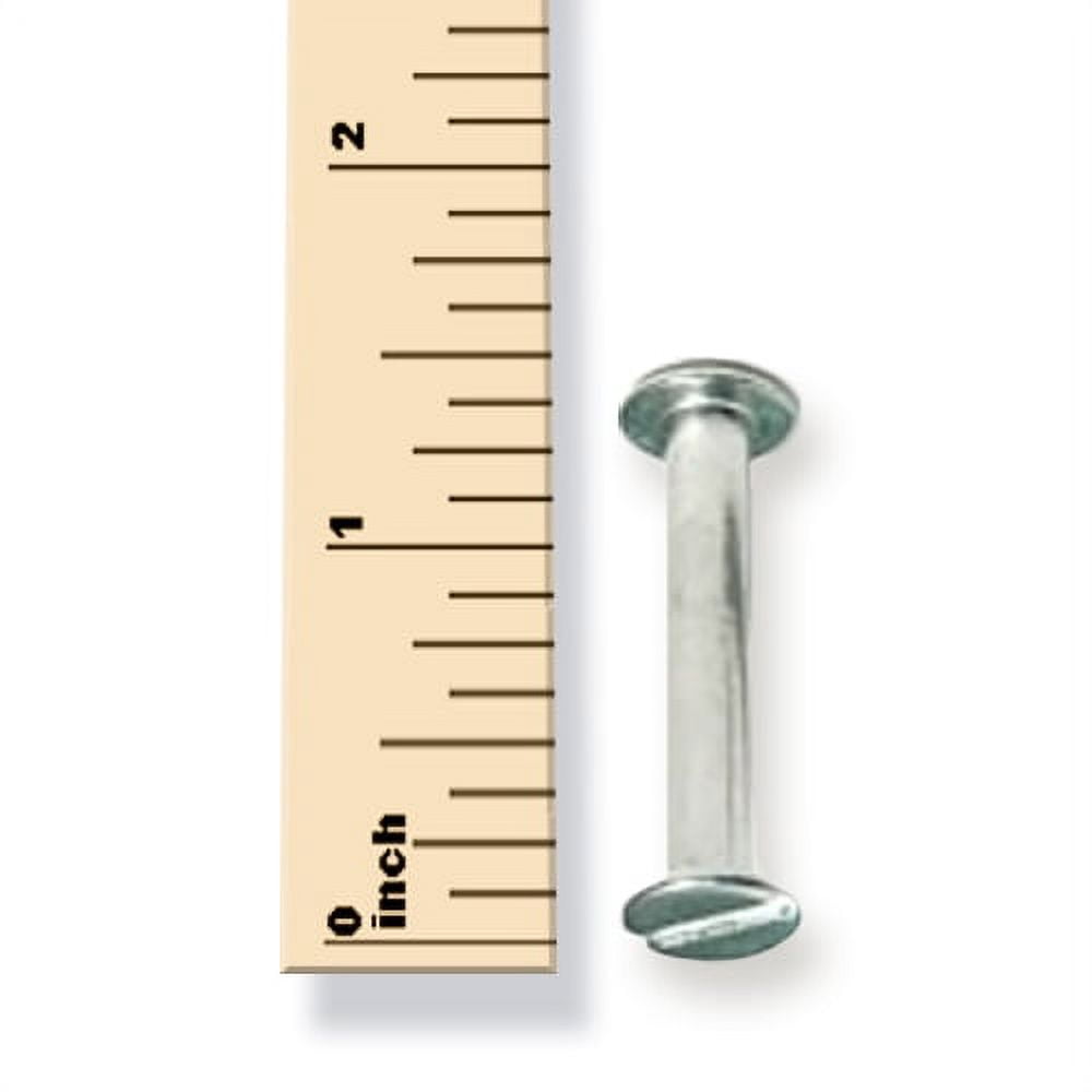 TRUBIND Chicago Screw and Post Sets - 1 1/4 inch Post Length - 3/16 ...