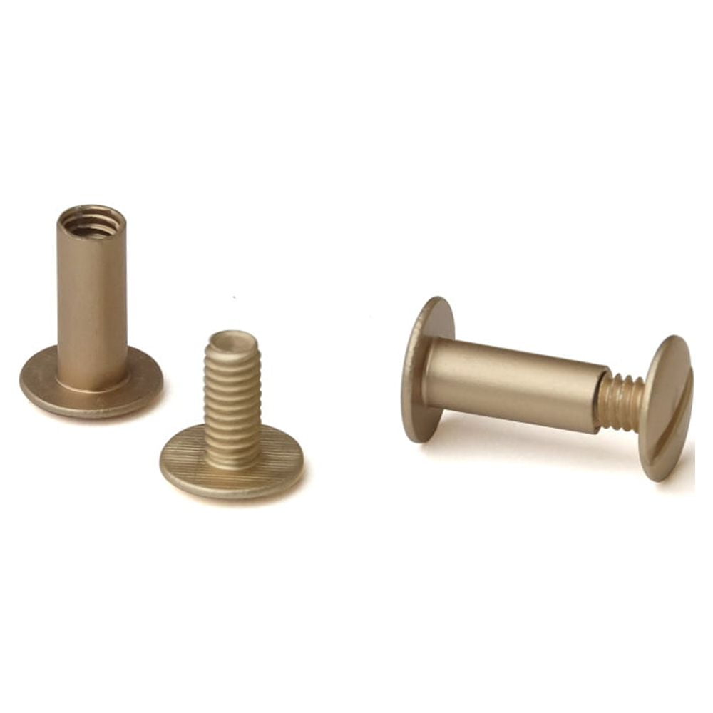 TRUBIND Chicago Screw and Post Sets - 1/2 inch Post Length - 3/16 inch ...