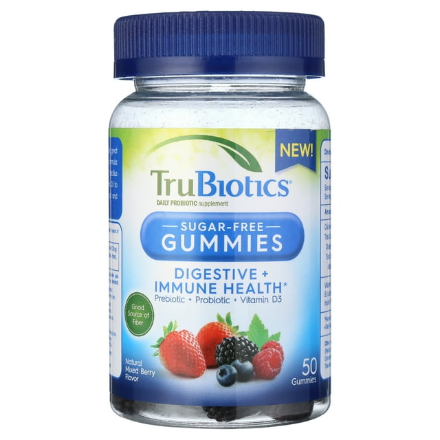 TRUBIOTICS Adult Daily Probiotic Supplement Gummies, Digestive & Immune ...