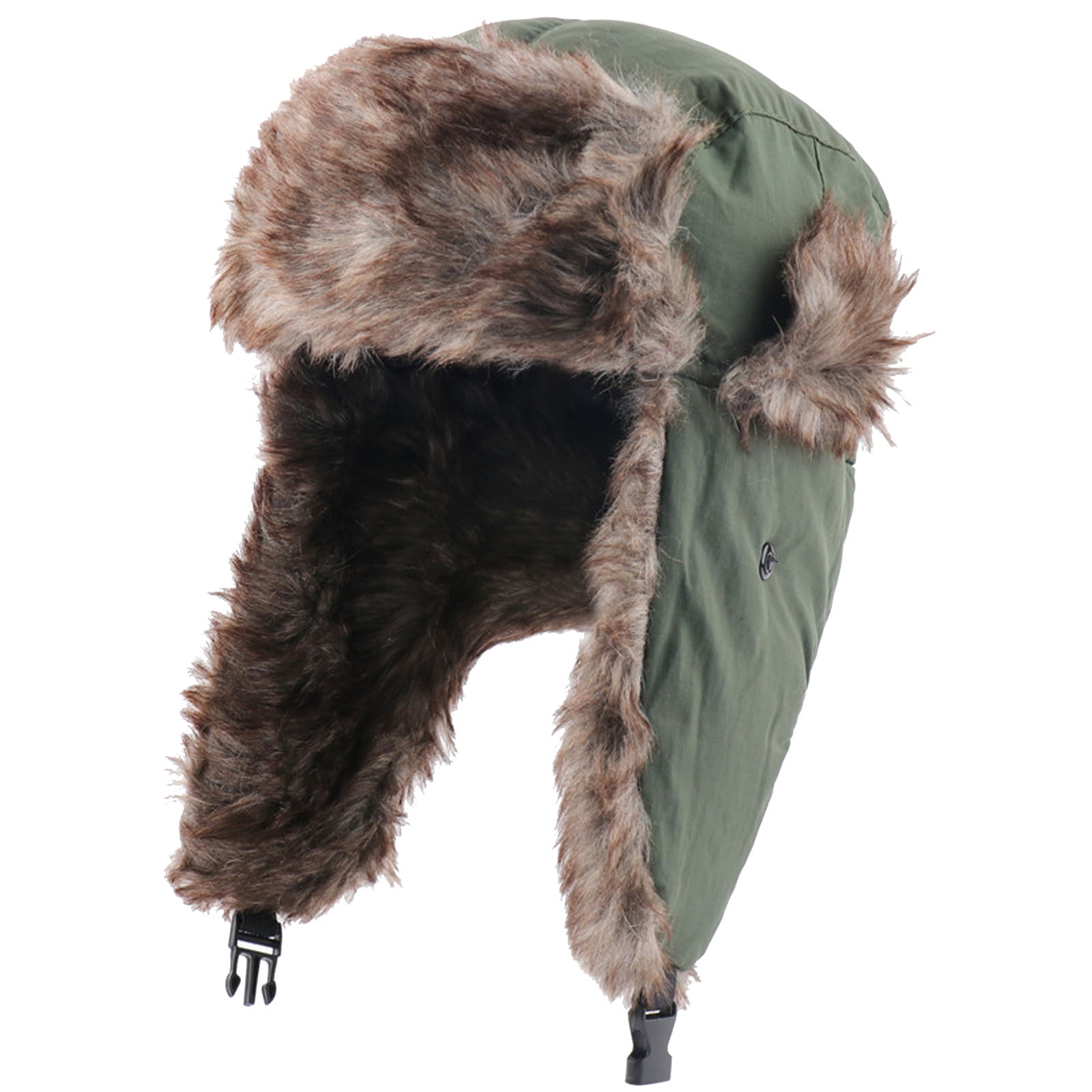 TRUBKH Ushanka Hat Winter Warm Hat Russian Hat for Hunting Ski Winter ...