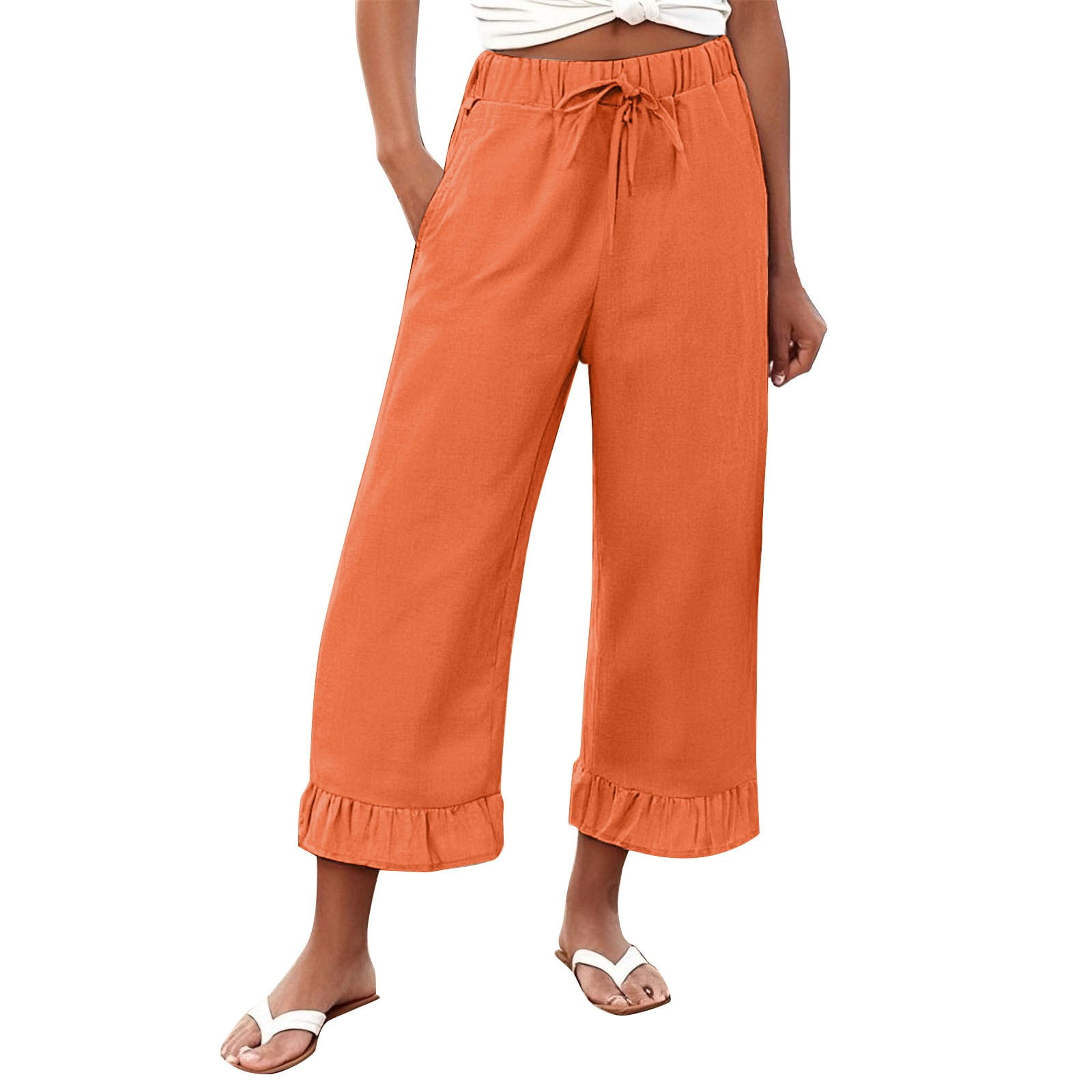 TRUBKH Yoga Pants Women Baggy Pants Women Joggers for Women Wide Leg ...