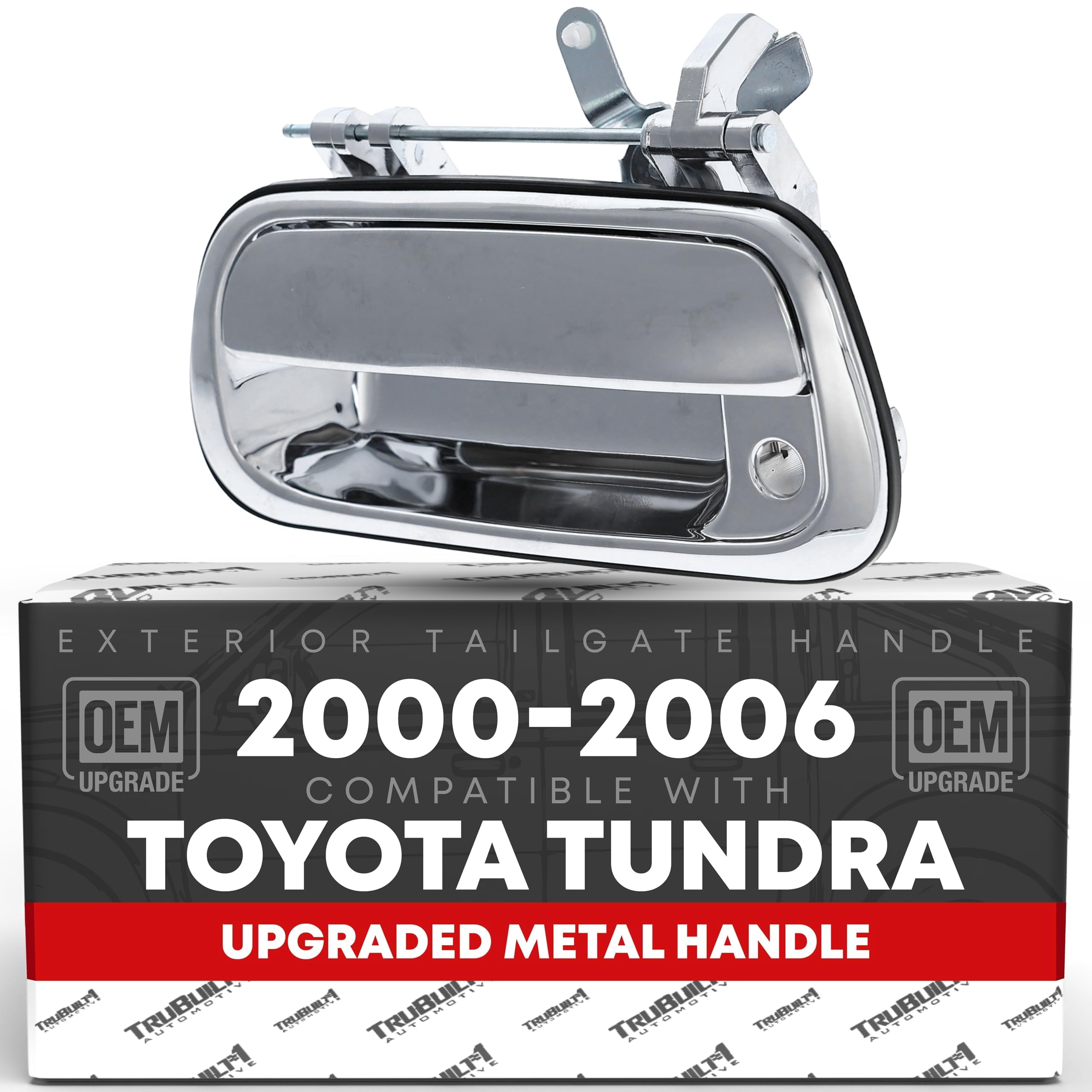 Tailgate Handle Latch Assembly, Upgraded Metal w/Plastic Housing ...