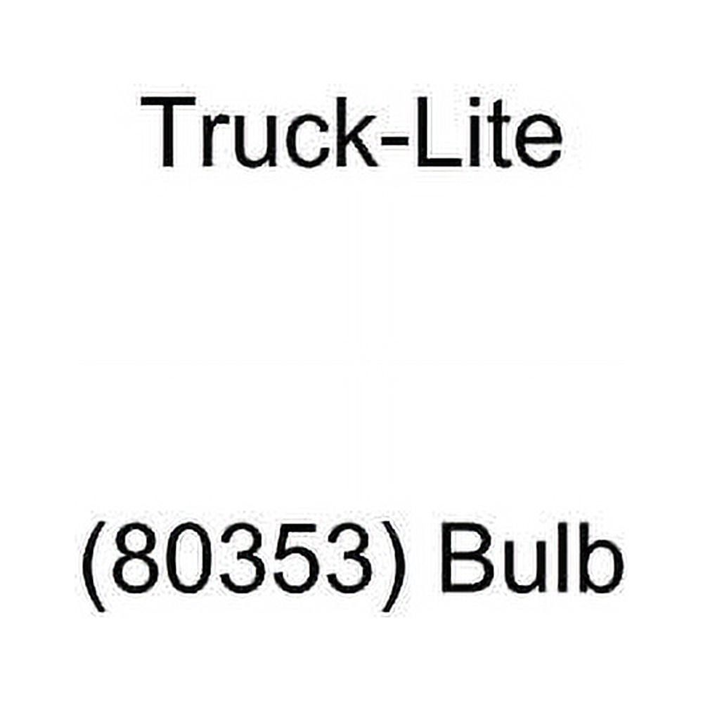TRUCK-LITE 80353 TRUCK-LITE 80353 80 SERIES BULB REPLACEABLE DOME LAMP ...