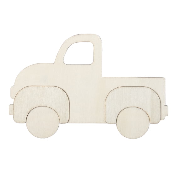 Hello Hobby 7" Wood Shape, Truck - Walmart.com