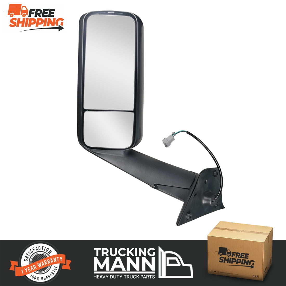 TRUCKINGMANN FREIGHTLINER NEW CASCADIA Door Mirror Assembly Motorized ...