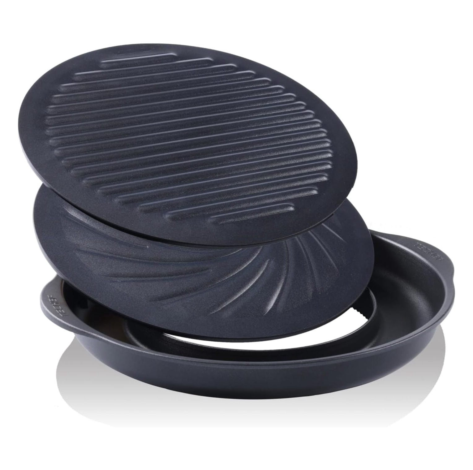 - TRUE GRILL PAN SET (Standard & Dome) - Nonstick Indoor/Outdoor ...