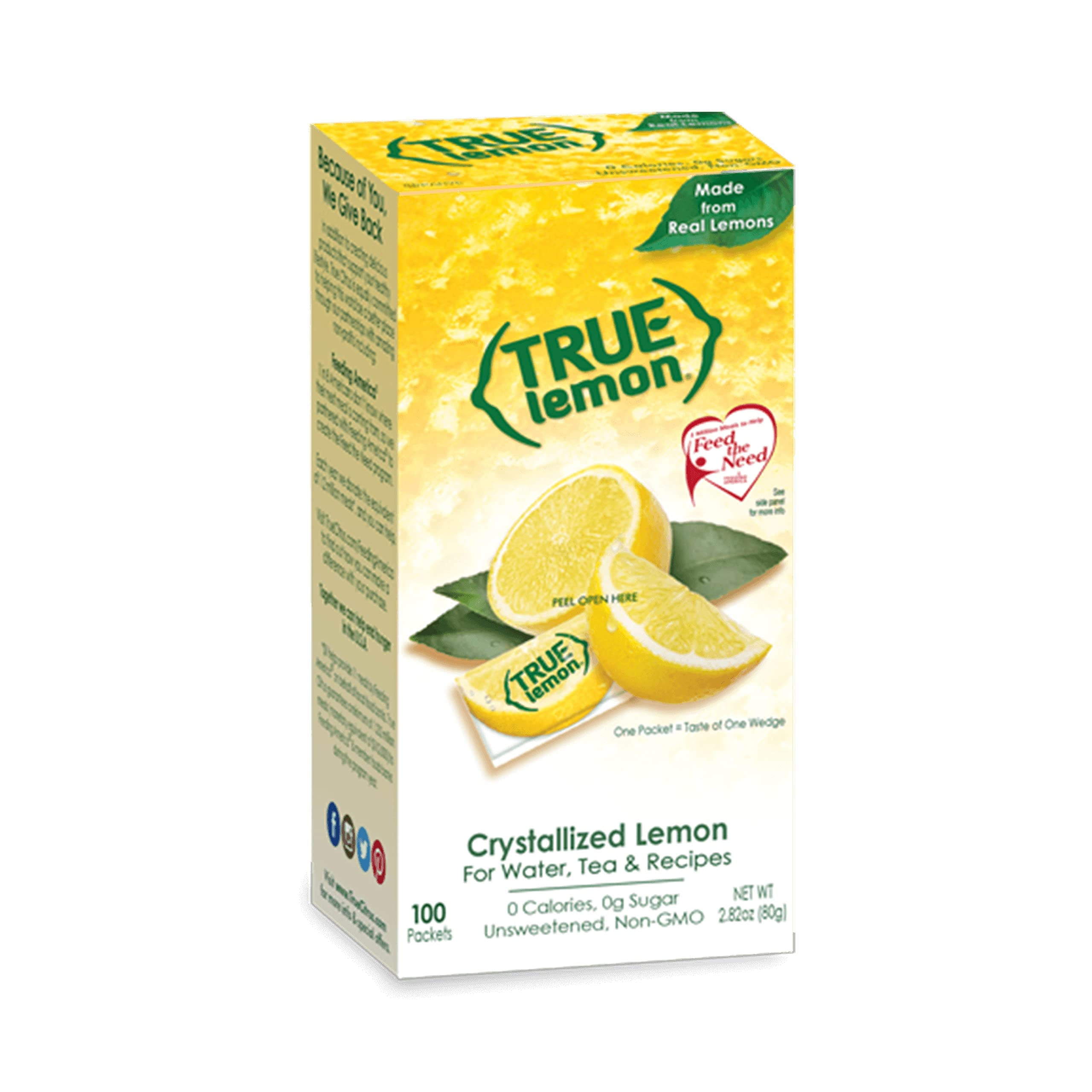 TRUE LEMON Water Enhancer, MMF7 Bulk Dispenser, 100 Count (Pack of 1 ...