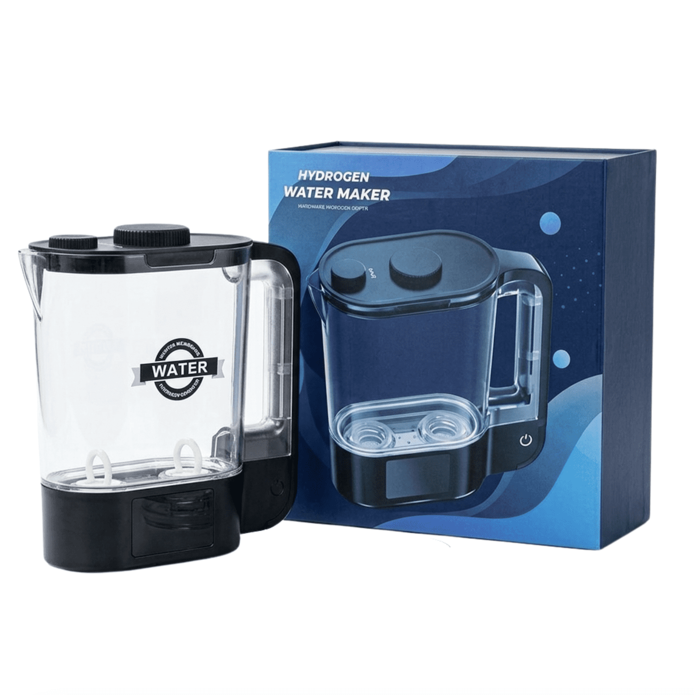 TRUE MARQET H2POUR Premium Hydrogen Water Pitcher | 68oz (2L) Large ...