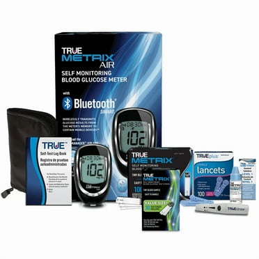 True Metrix AIR Bluetooth Glucometer Device - Blood Glucose Monitoring ...