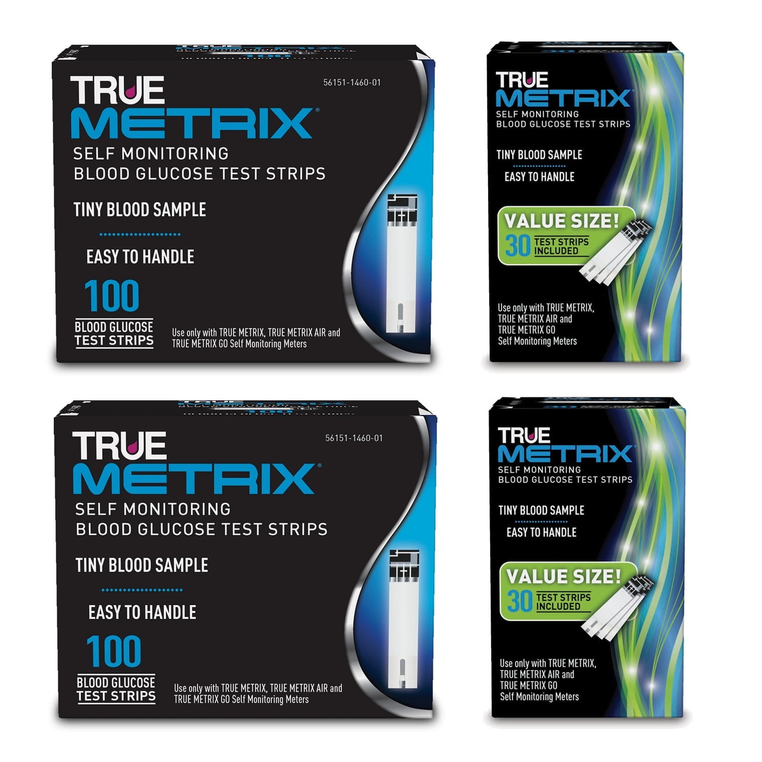 TRUE METRIX Blood Glucose Test Strips NFRS 260ct - Walmart.com