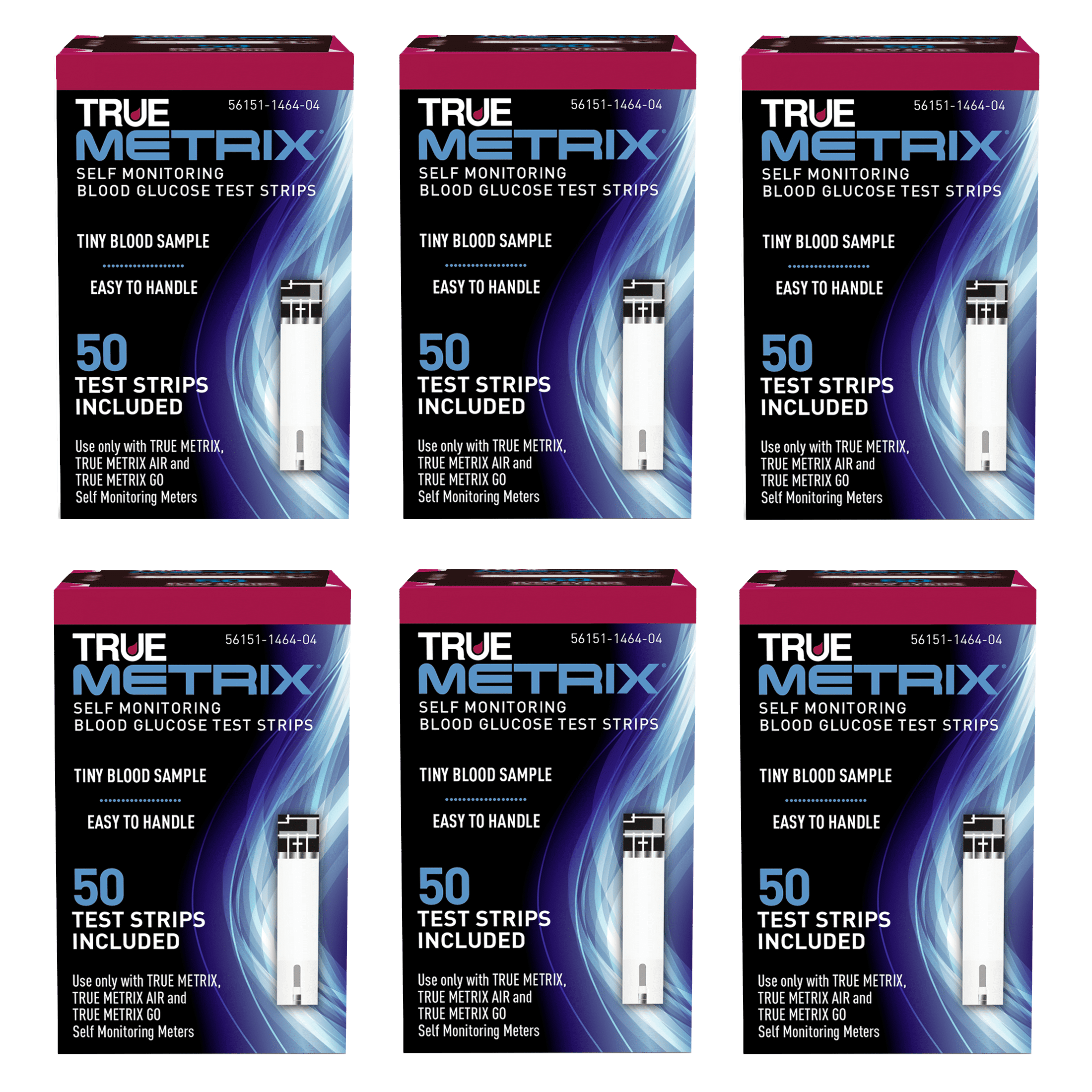 TRUE METRIX Diabetic Blood Glucose Test Strips, 50ct - 6 Pack (300 ...