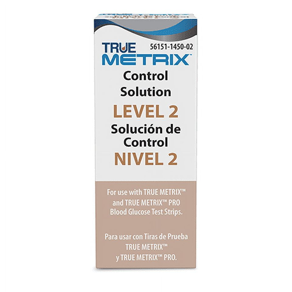 TRUE METRIX Control Solution - Level 2, Blood Glucose Control Solution ...
