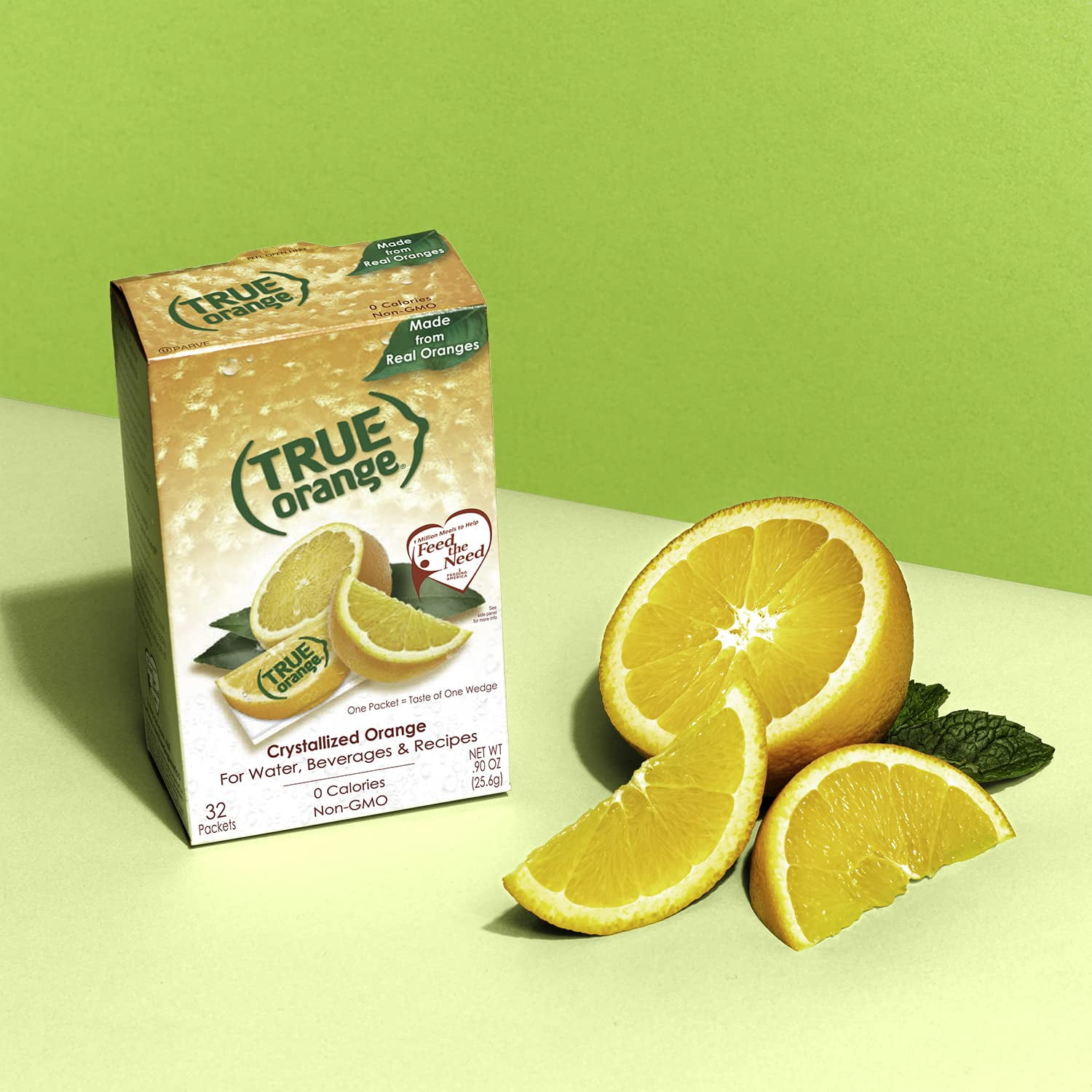 TRUE ORANGE Water Enhancer (32 Packets) | Zero Calorie Water Flavoring ...