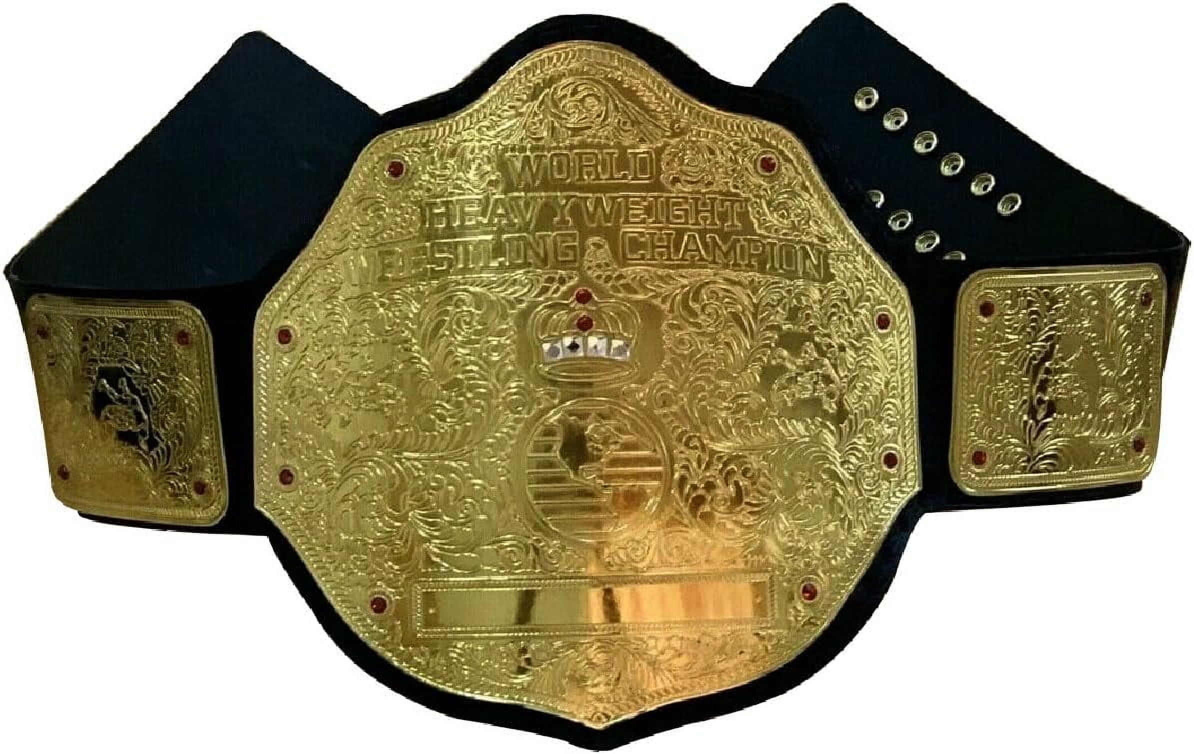 TRUE SAGA - Big Gold Wrestling Title Belt Class One Replica - Adult ...