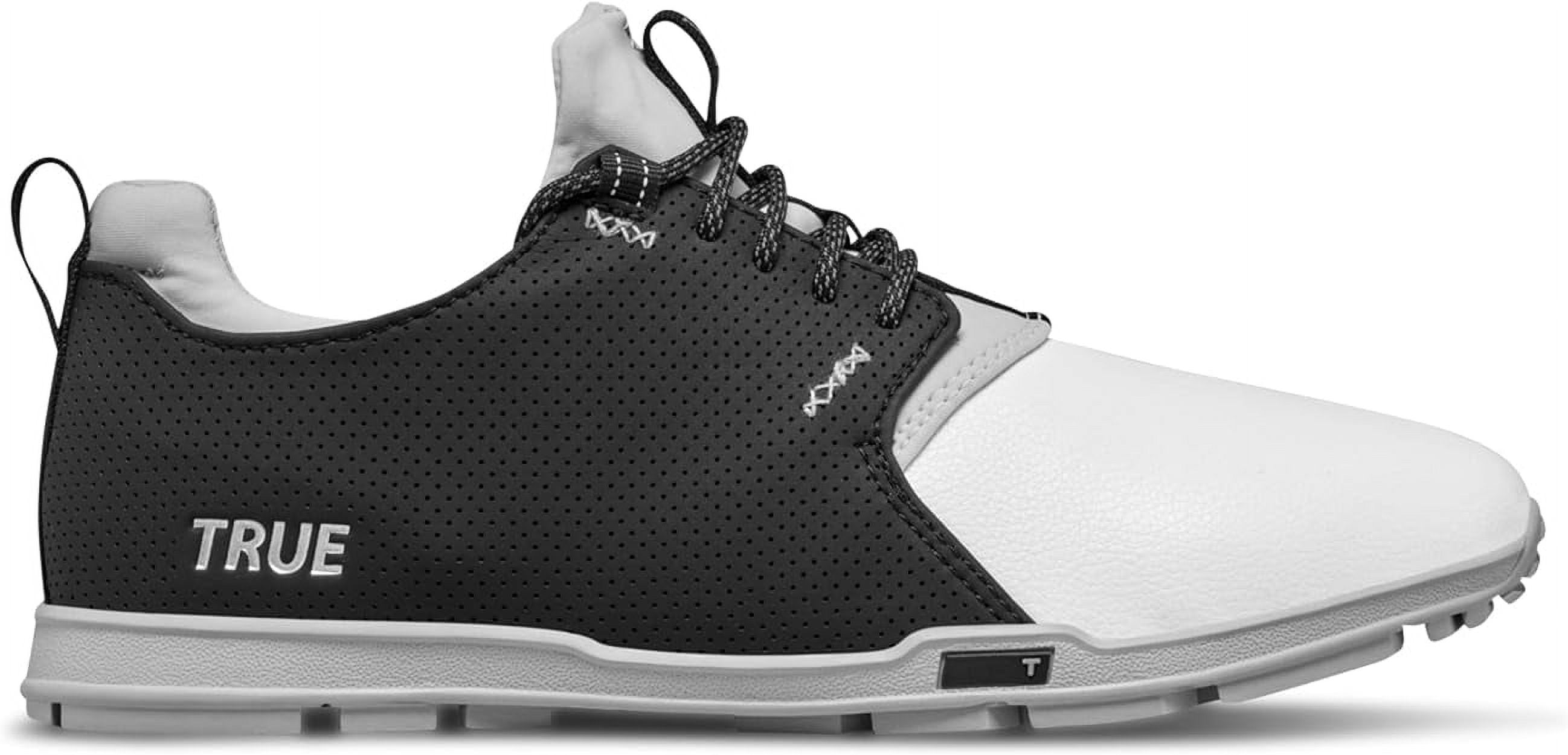 TRUE linkswear Original 1.2 Lightweight Golf Shoes (White/Black Saddle ...