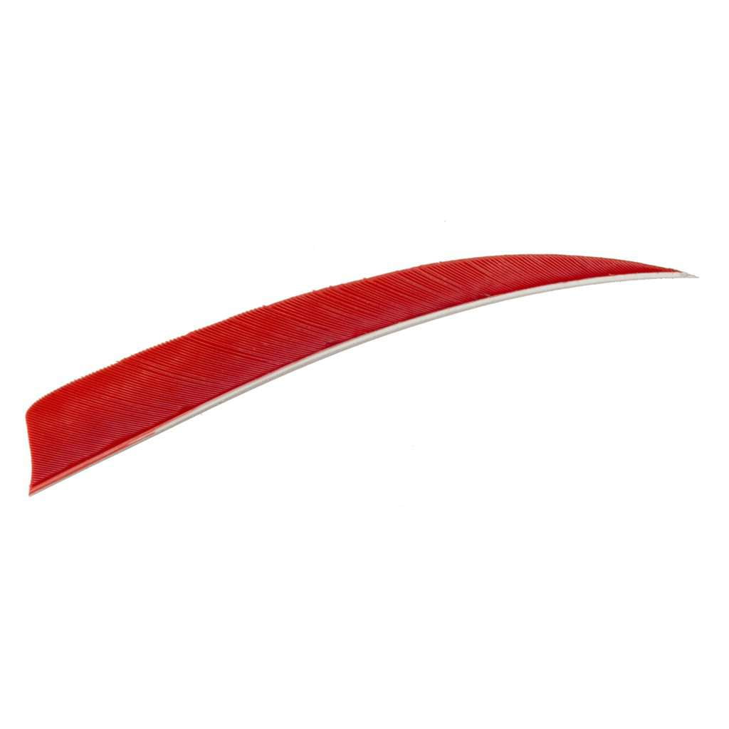 TRUEFLIGHT FEATHERS SHIELD CUT 5 LW RED 100/PK. - Walmart.com