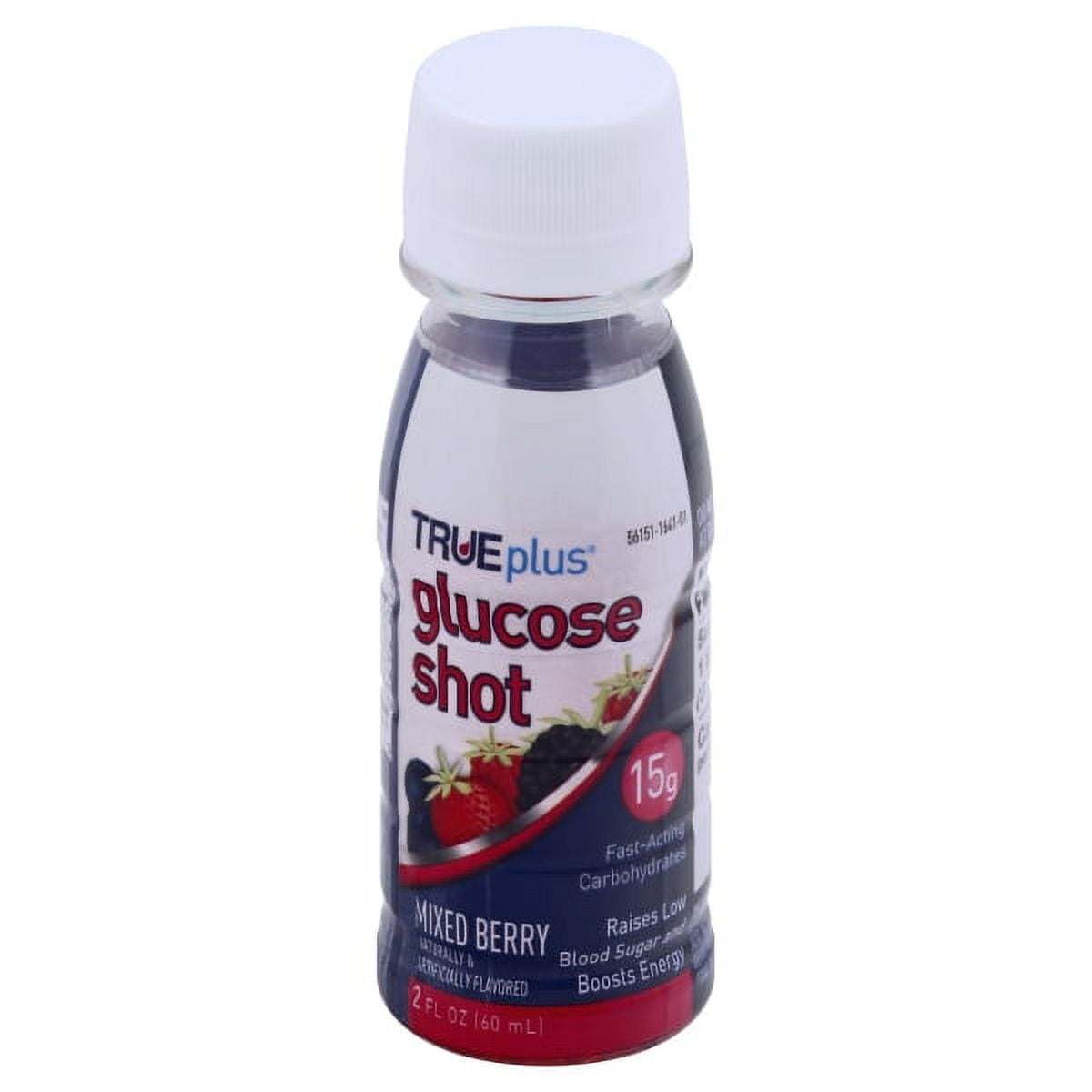TRUEplus Glucose Shot, Mixed Berry, 2oz, 6ct 021292004378A999 - Walmart.com