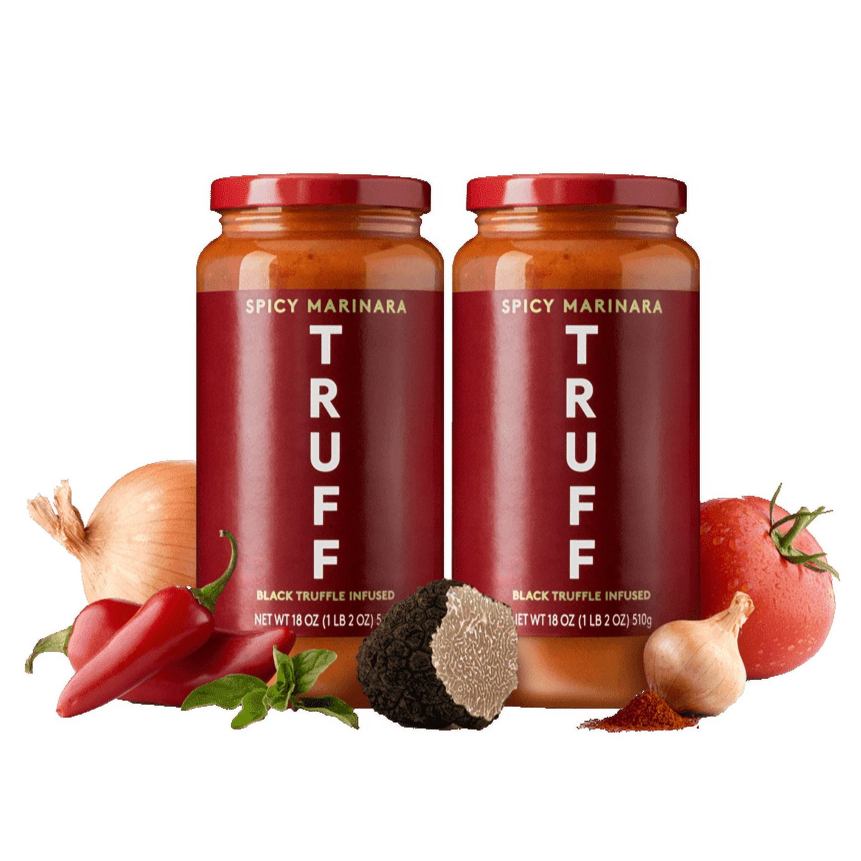 TRUFF Black Truffle Spicy Marinara Pasta Sauce (2 Jars) - Walmart.com