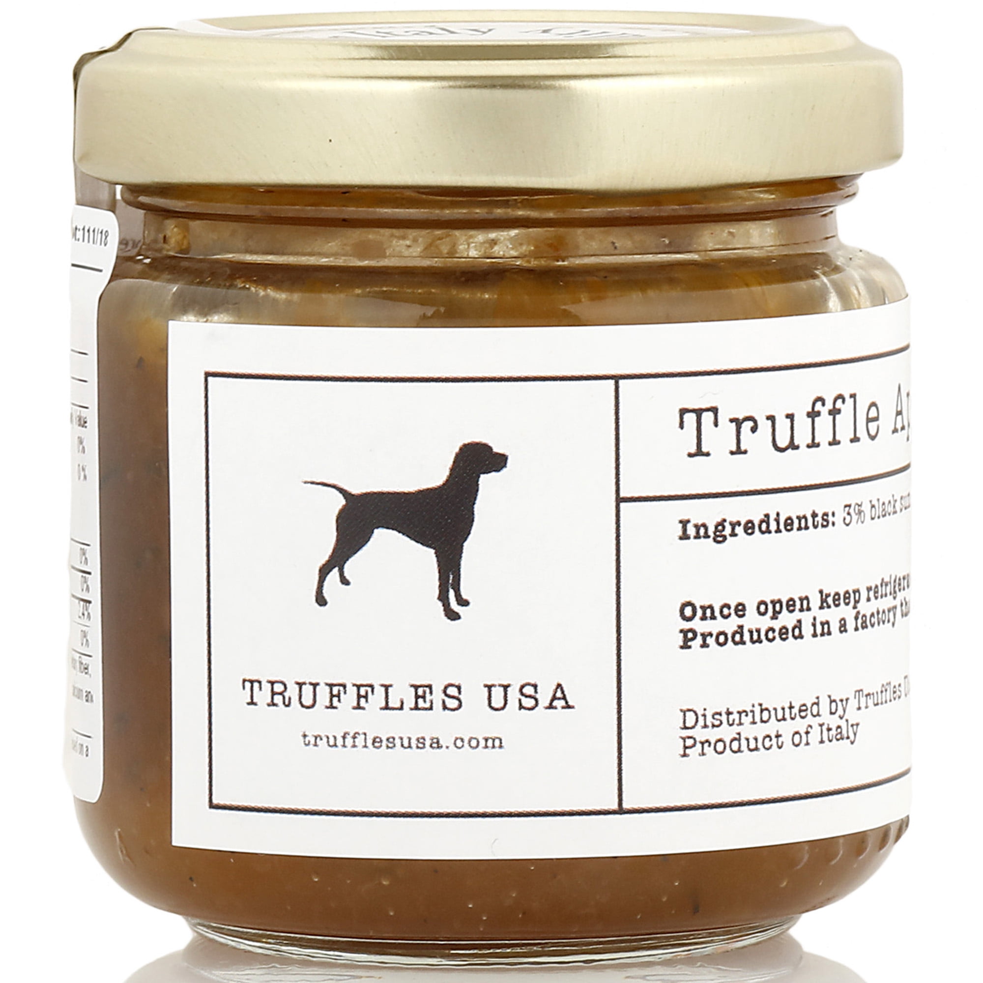 TRUFFLES USA Truffle Apricot Jam 3.5oz (100g) Product of Italy ...