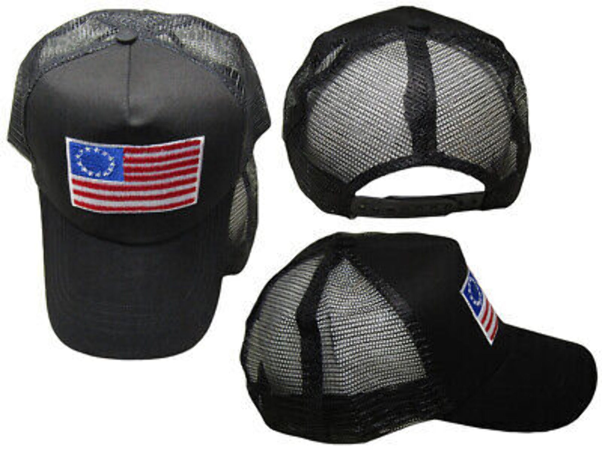 TRUMP 2024 Betsy Ross Flag Hat First US Flag SnapBack Trucker Cap ...