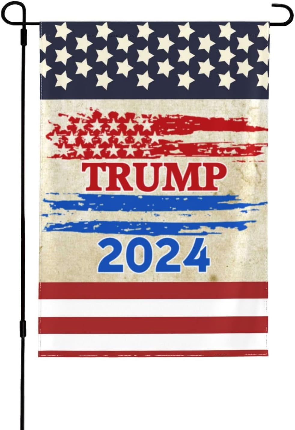 TRUMP 2024 Black Garden Flag Double Sided - Walmart.com