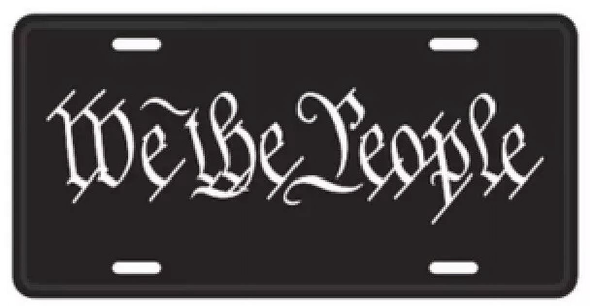 TRUMP 2024 License Plate We The People Auto Truck car tag Aluminum NRA ...