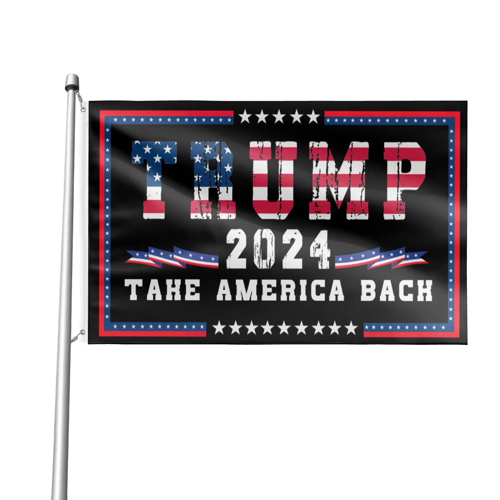 TRUMP 2024 Outdoor Flag – Take America Back Polyester Flag for ...