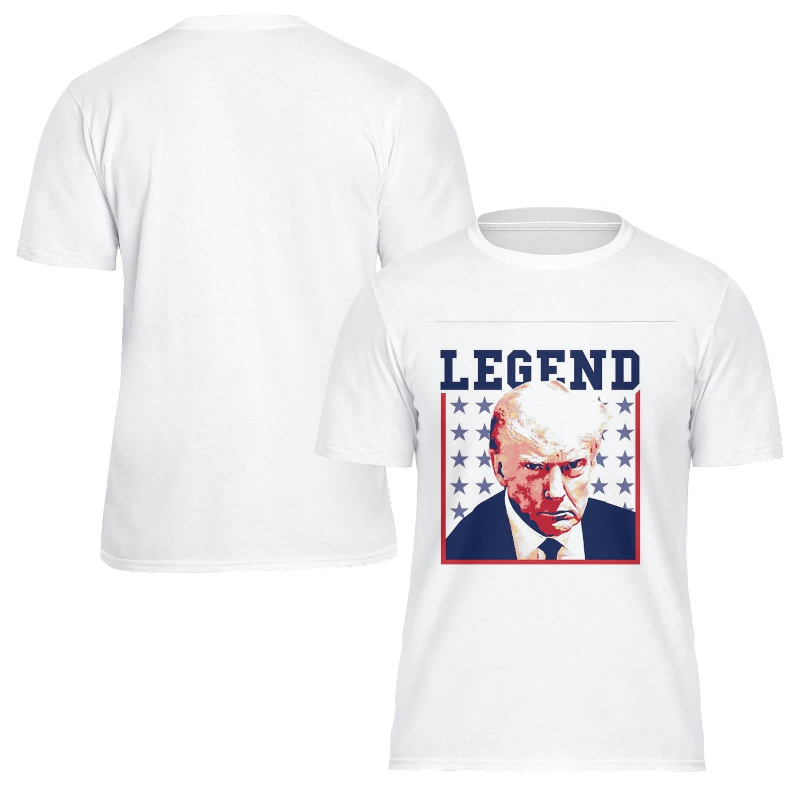 TRUMP 2024 Short Sleeve Round Neck T-shirt USA Presidential Election ...