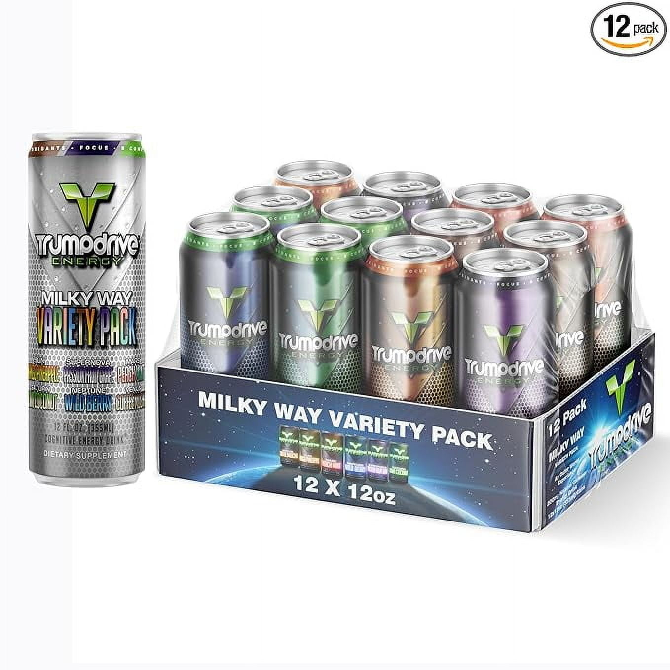 TRUMPDRIVE ENERGY 12PACK (MILKY WAY VARIETY) - COGNITIVE ENERGY DRINK ...