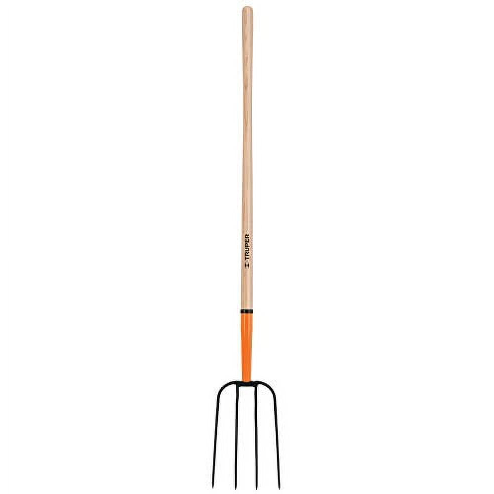 TRUPER BPJ-4 4-Tine Manure Fork 8 1/2" (22cm) - Walmart.com