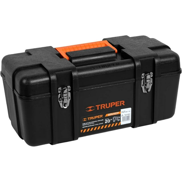TRUPER CHP-20X 4.9Lb Heavy Duty Toolboxes, Steel Latches 20"X10 1/2"X10 ...