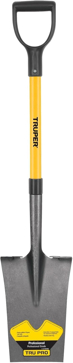 TRUPER PES-F D-Handle and Long Handle Garden Spades. Fiberglass 40 1/2 ...