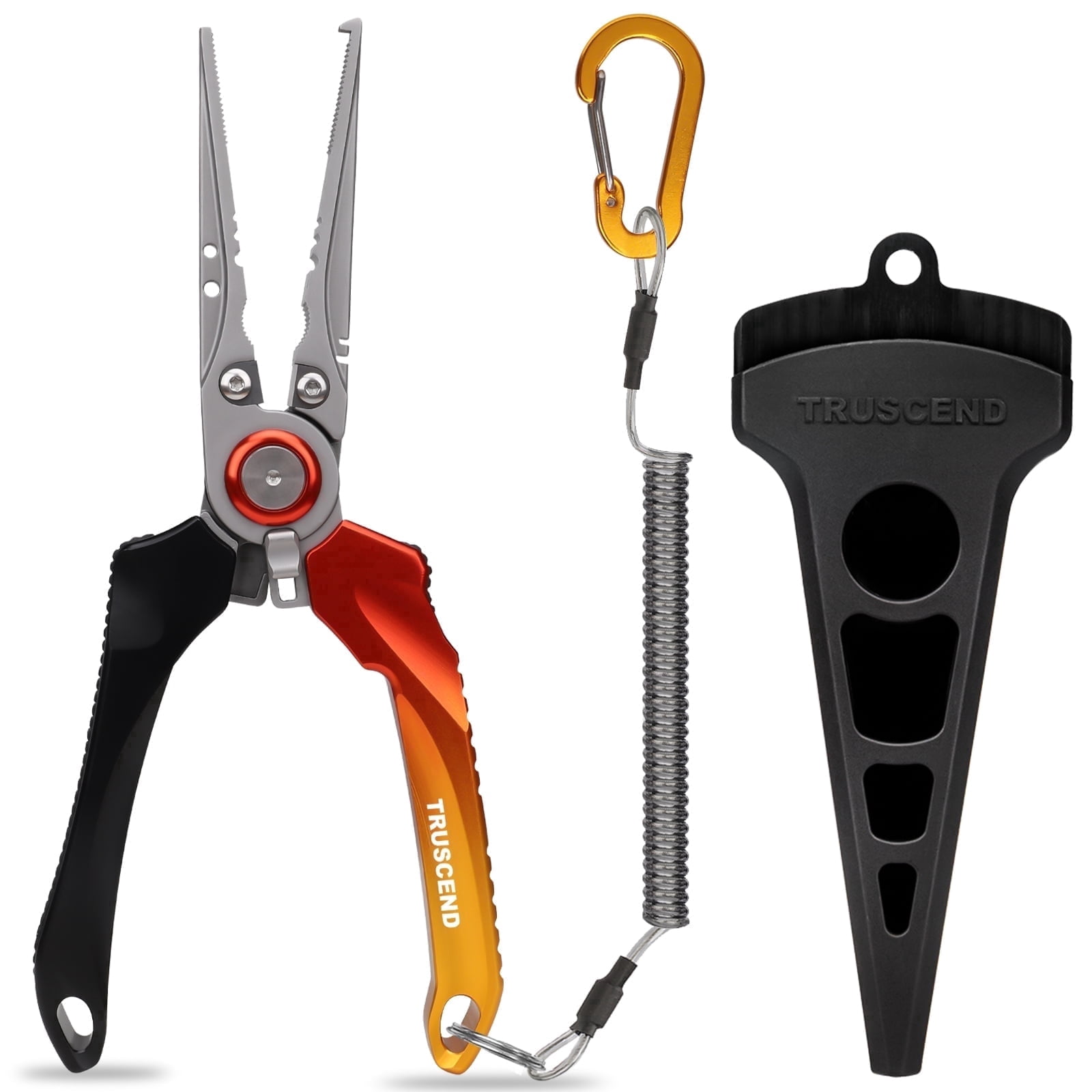 TRUSCEND Lockable Fishing Pliers with High Tungsten Cutter, Innovative ...