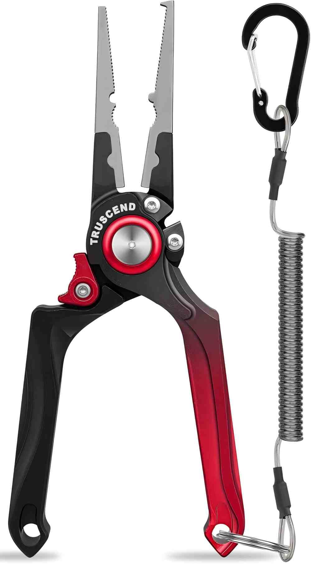 TRUSCEND Fishing Pliers, Lockable Handy Fishing Gear with Innovative ...