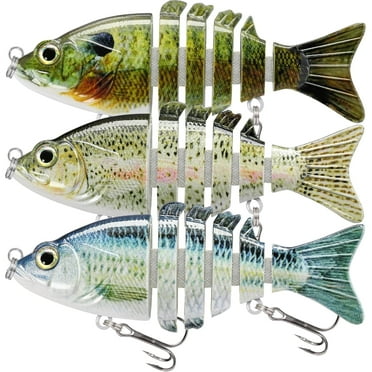 TRUSCEND Pre-rigged Fishing Jig Lures for Freshwater and Saltwater ...