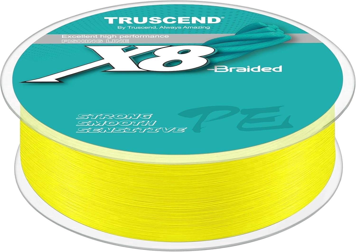 TRUSCEND X8 Braided Fishing Line, Durable and Valuable PE Braid Line ...