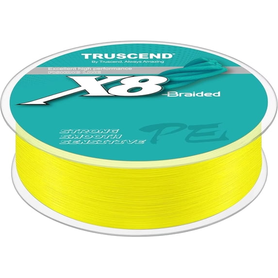 TRUSCEND X8 Braided Fishing Line, Durable and Valuable PE Braid Line ...