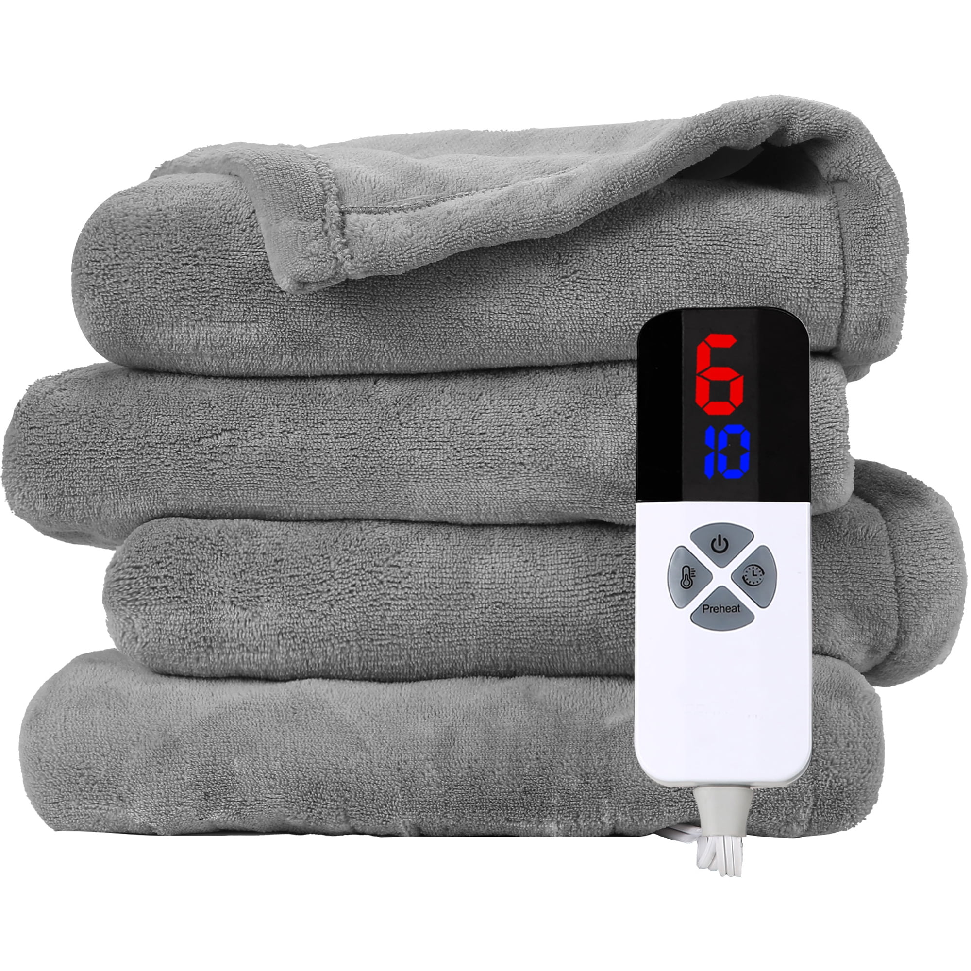 TRUSTWARMTH Electric Blanket - 72"x84" Double Sided Extremely Soft ...