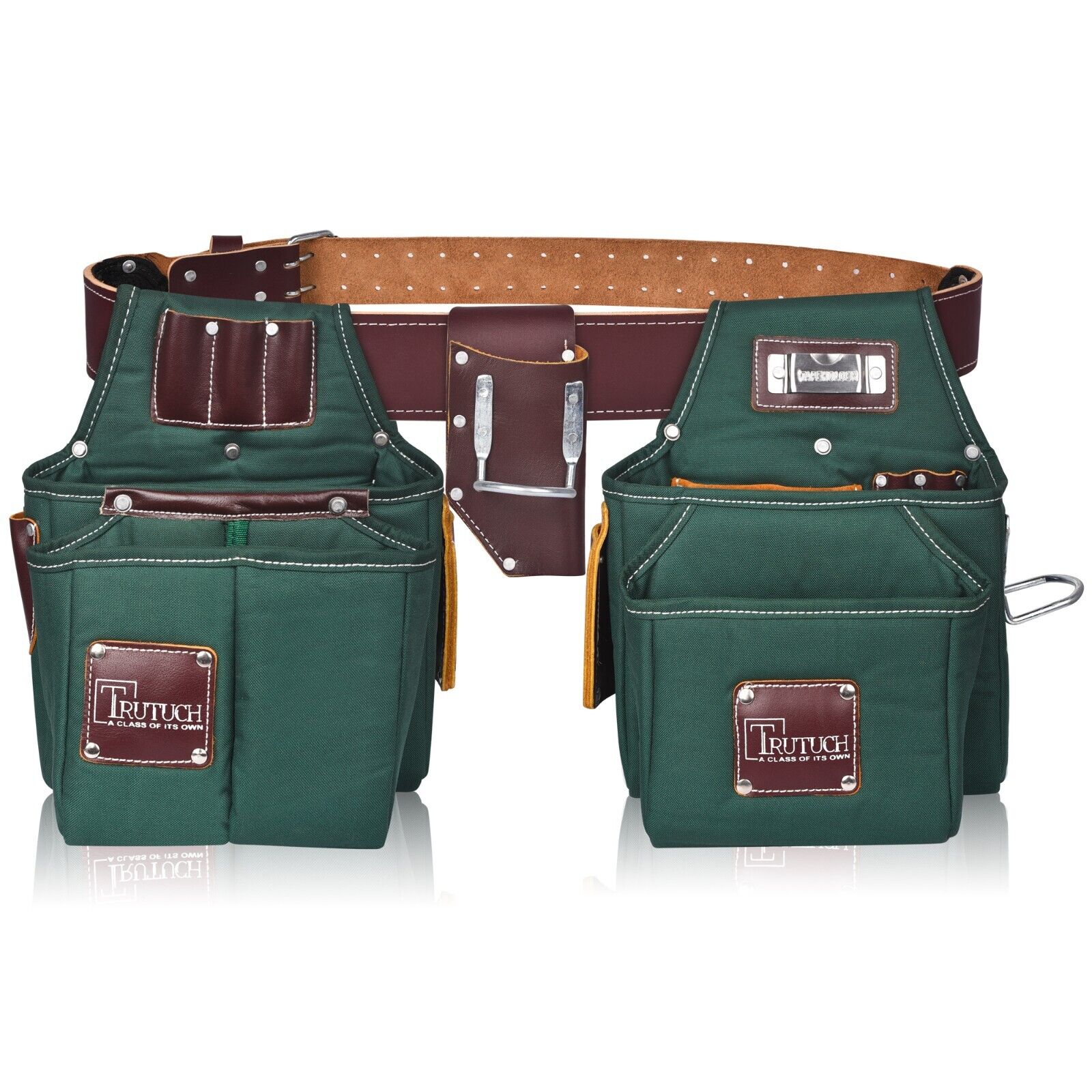 TRUTUCH Nylon and Leather Tool Belt | Framing Tool Bags | Nylon Tool ...