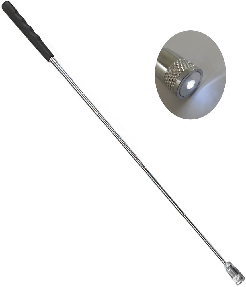TRUVUE Lighted Telescopic Magnet | 22" (56 cm) Extendable Handle ...