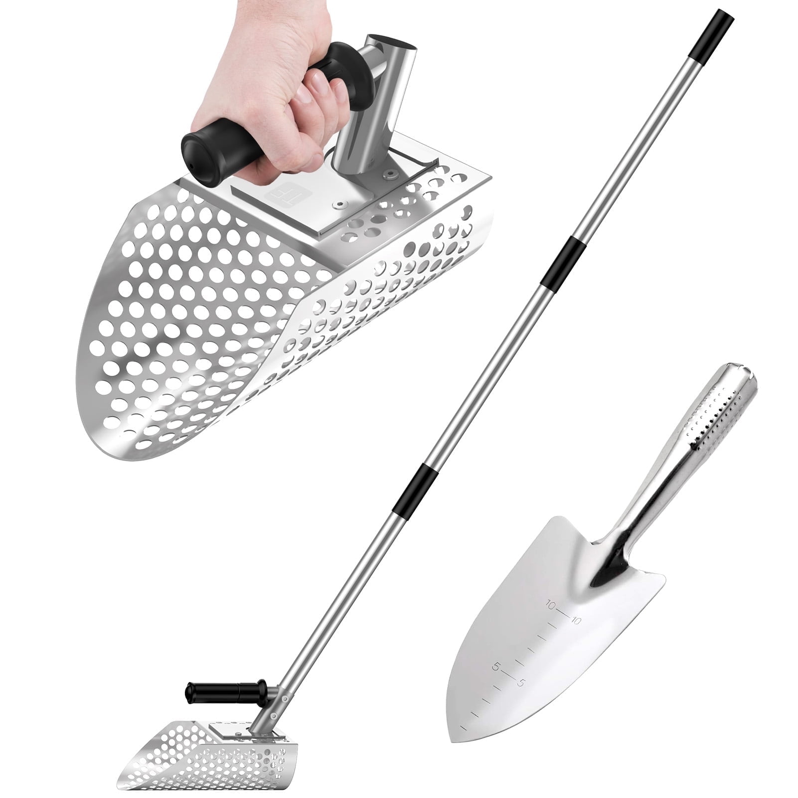 TRVL FIELDER Sand Scoop Set,Sand Scoop with Detachable Long Handle ...
