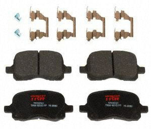 TRW TPC0741 Premium Front Disc Brake Pad Set Fits select: 1998-2002 TOYOTA COROLLA, 1998-2002 ...