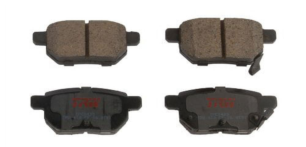 TRW TPC1423 Premium Ceramic Rear Disc Brake Pad Set Fits select: 2010-2015 TOYOTA PRIUS, 2017 ...