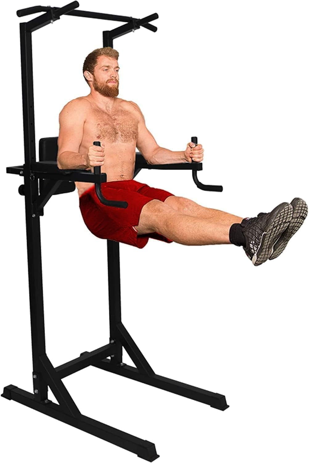 TRY & DO Power Tower Multi-Function Strength Training Dip Station Pull ...