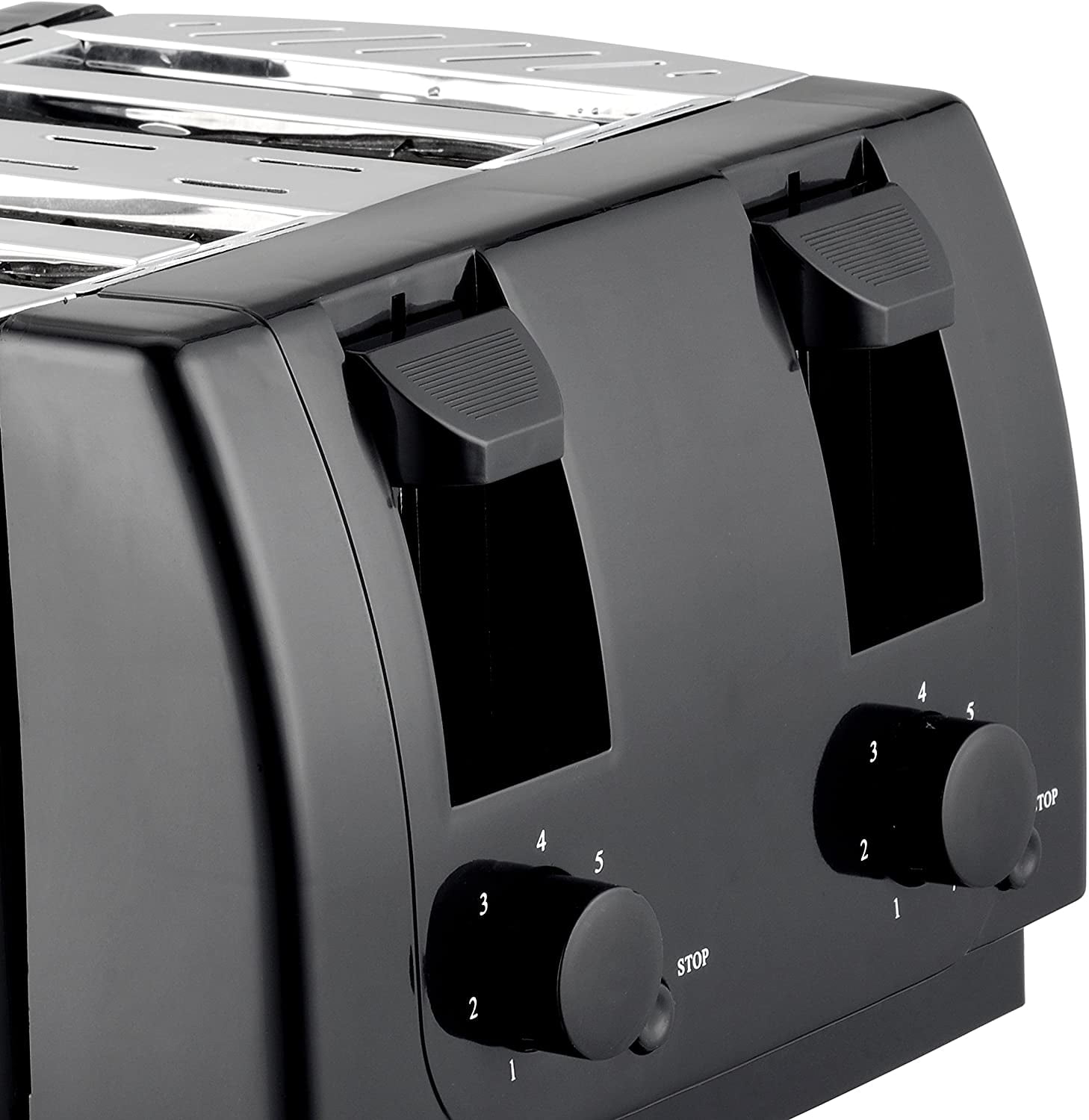 TS-285 Toaster Cool Touch, 4-Slice, Black - Upgraded 121702-02-0925 ...