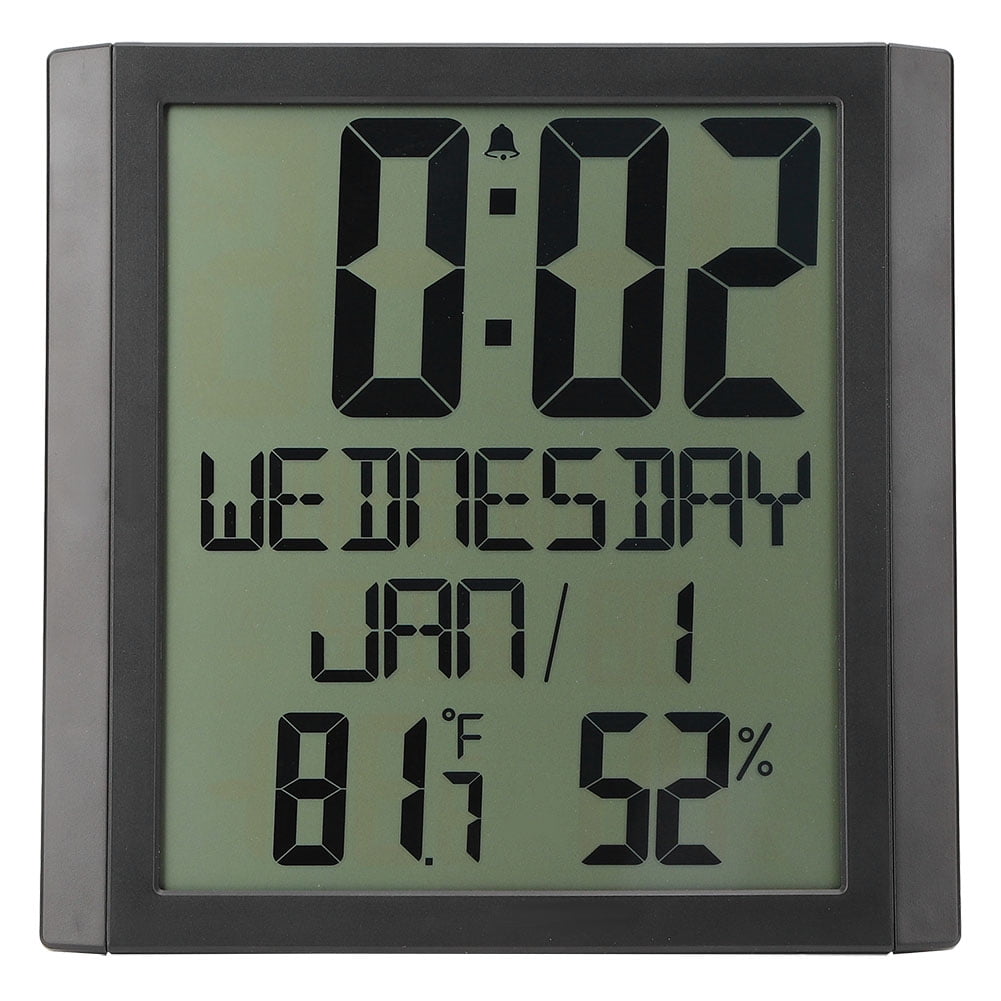 TS?8608 Multifunctional Electronic Wall Clock Home Temperature and ...
