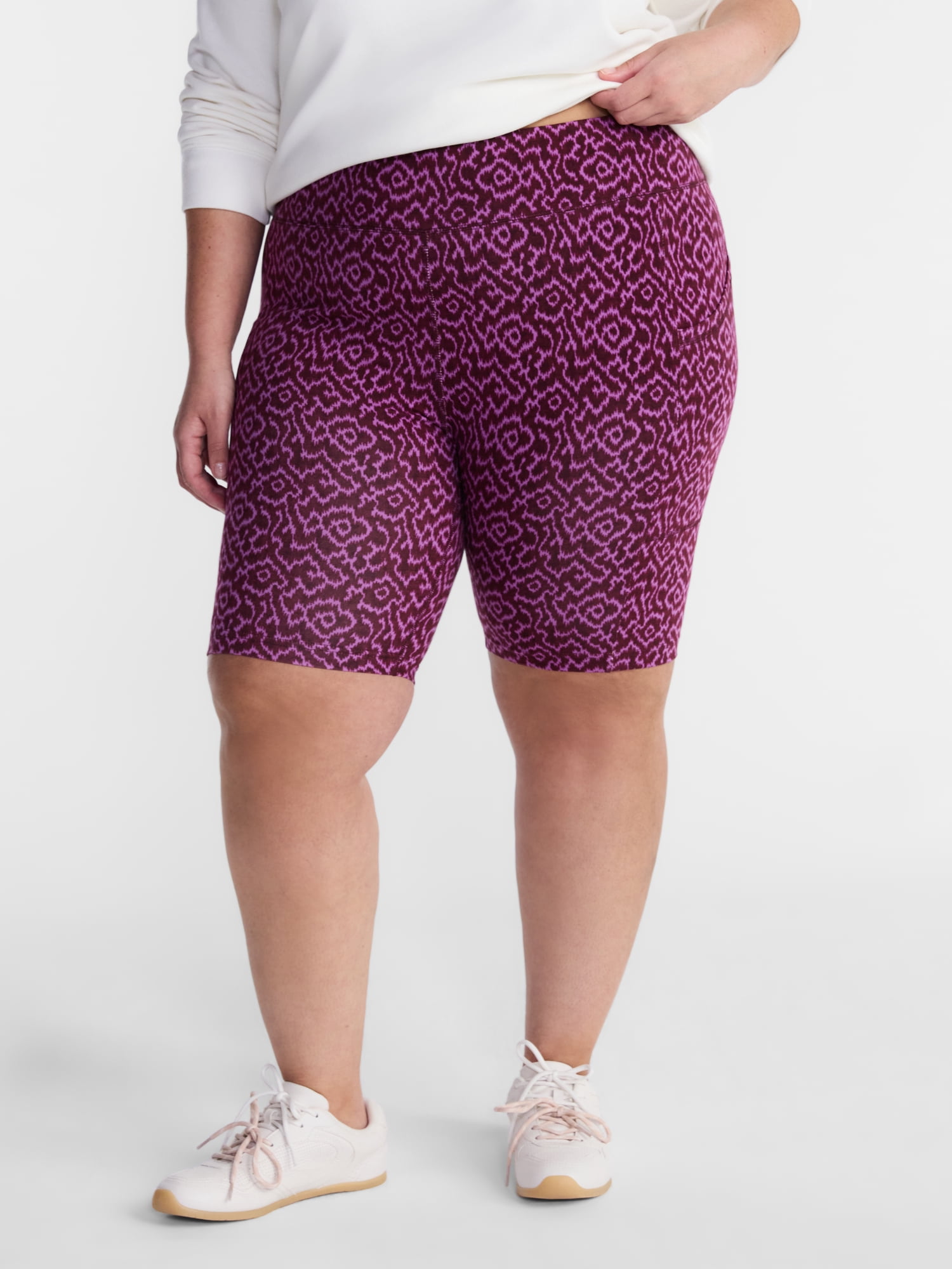 Terra & Sky Women's Plus Size Bike Short Pocket, Sizes 0X-5X - Walmart.com