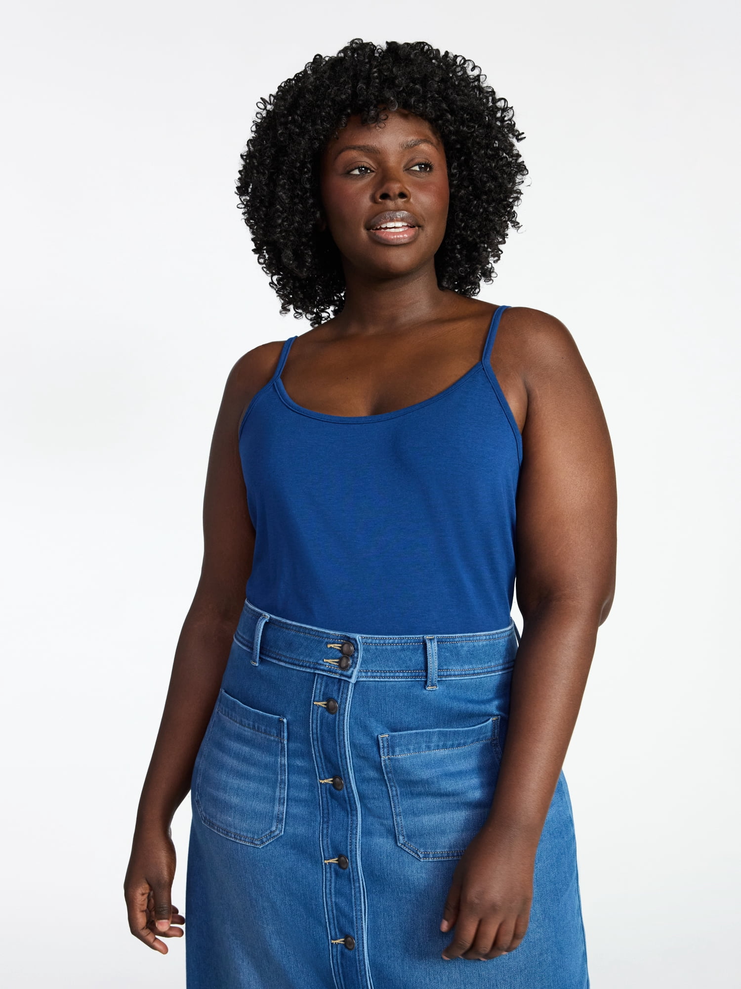 Terra & Sky Women's Plus Size Cami Top, Size 0X-5X - Walmart.com